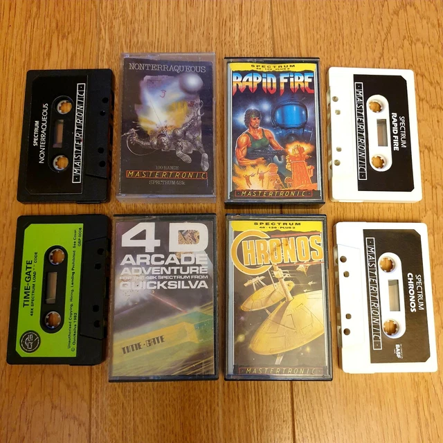 TIME-GATE CHRONOS RAPID Fire Non terraqous ZX Spectrum Giochi testati ...