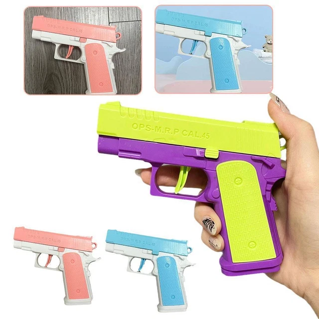 FIDGET TOY GUNS Turnip Toy Guns 3D Gravity Guns Toys Gifts Sensory Toys ...