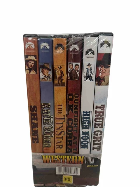 WESTERN PACK - 6 DVD set - John Wayne Collection Brand New - Region 4 £ ...