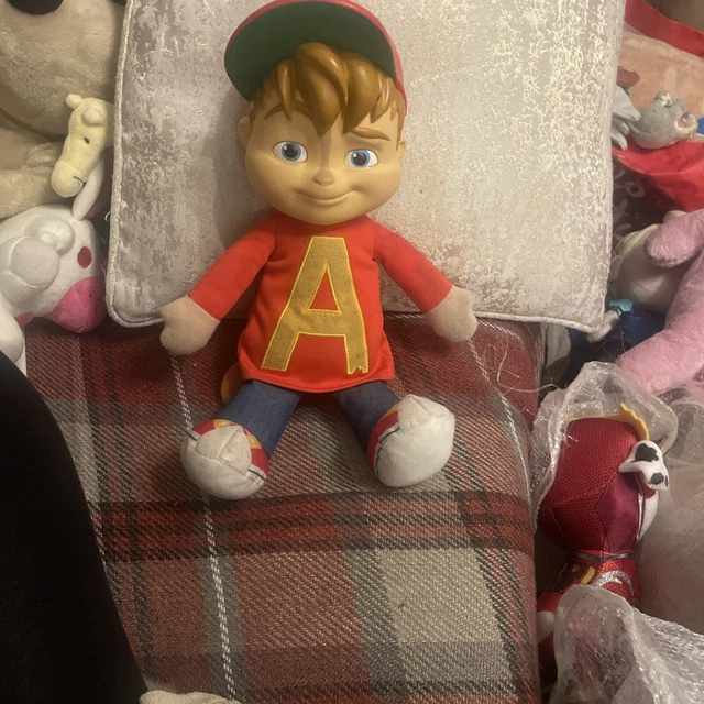 ALVIN AND THE Chipmunks 14” Talking Alvin Toy Soft Plush Figure Fisher ...