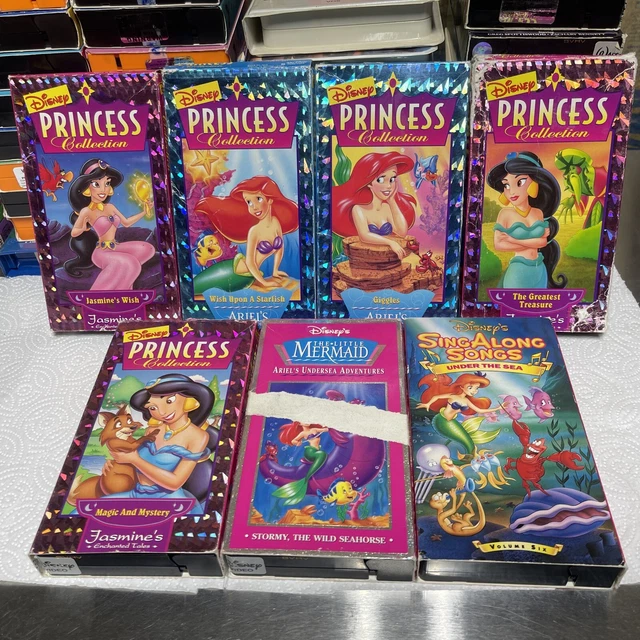 PRINCESS COLLECTION JASMINES Enchanted Tales VHS Lot Of 7 Disney Rare ...