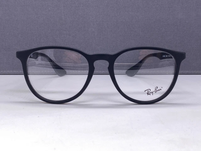 RAY BAN EYEGLASSES Frames men woman Black Round Panto Rubber RB 7046 ...