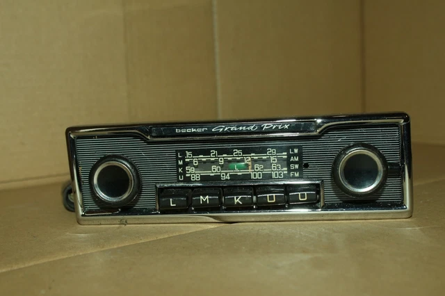 ORIGINAL MERCEDES BECKER Grand Prix Radio 60er Jahre – Oldtimer ...