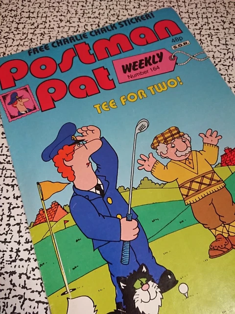 RETRO VINTAGE POSTMAN Pat Jess Kids Comic Weekly Magazine No. 164 1993 ...