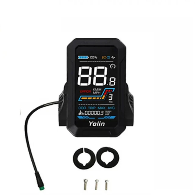 EBIKE LCD DISPLAY Conversion Kit 48V Electric Bike Component Parts ...