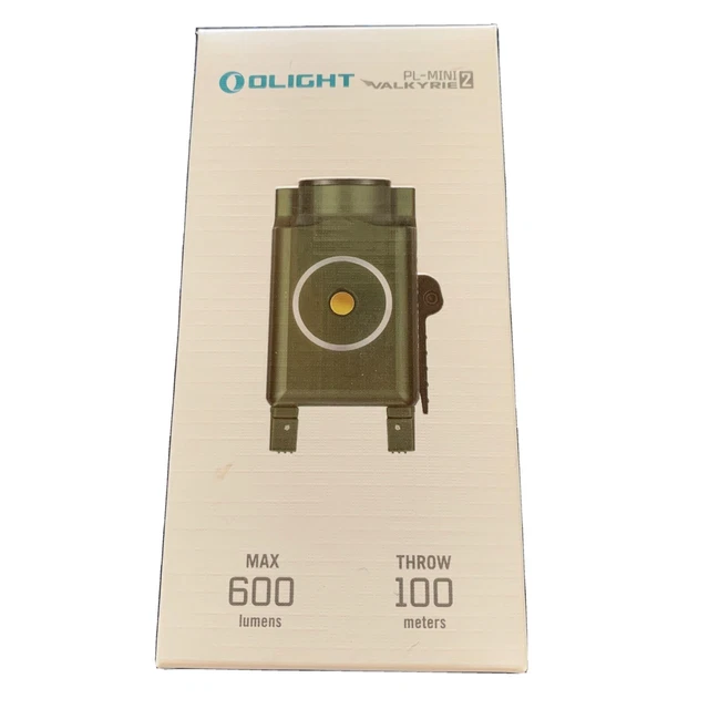 OLIGHT PL-MINI2 VALKYRIE 600 Lumen Rechargeable Pistol Light Compact ...