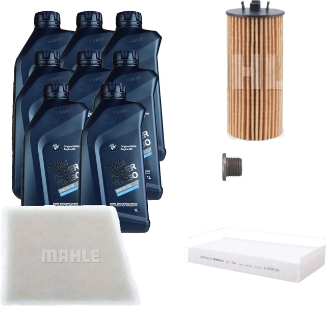 MAHLE CONTROLLO SET 8L 5W-30 Doppio Power Turbo per Mini Cooper One Per ...