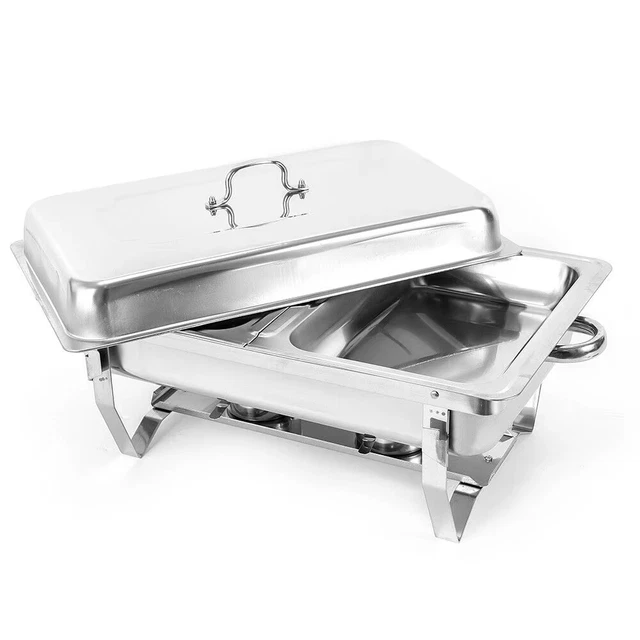 CHAUFFE-PLATS 7,5L INOX pro - Buffet, hôtel, mariage, brunch ...