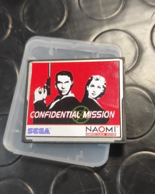CONFIDENTIAL MISSION FOR Sega Naomi Compact Flash cf arcade card £41.72 ...