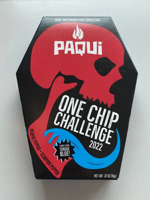 *NEW* PAQUI ONE Chip Challenge 2022 Carolina Reaper Scorpion Pepper ...