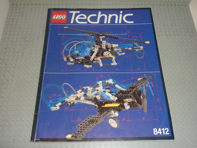 LEGO NOTICE DE Montage Instruction Technic Set 8412-1: Nighthawk / Sky ...
