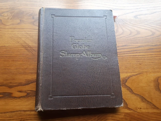 OLD PREMIER GLOBE Stamp Album : World Collection-1390 Mint & Used ...