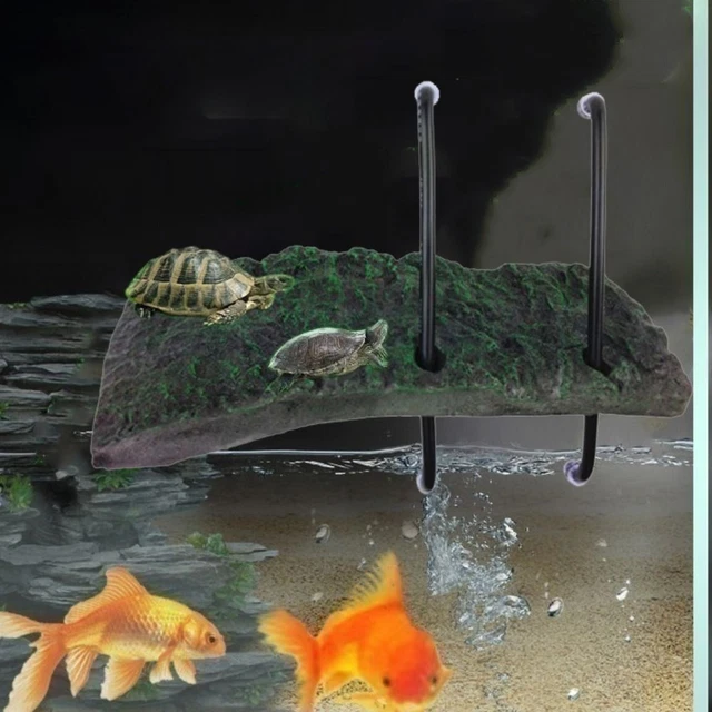 AQUARIUM TANK FLOATING Turtle Climb Dock Pier Basking Terrace Island ...