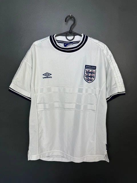 ENGLAND NATIONAL TEAM 1999/2001 Home Football Shirt Umbro Vintage ...