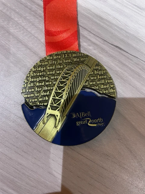 GREAT NORTH RUN 2025 Medal with Ribbon £130.68 - PicClick UK