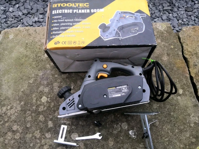 TOOLTEC CORDED ELECTRIC Power Planer 900W 230V Tools DIY Builder ...