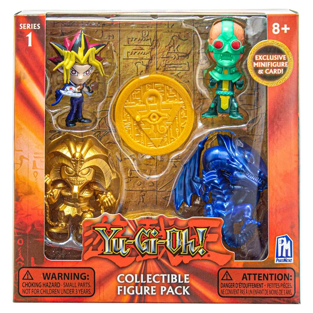 YU-GI-OH! COLLECTABLE FIGURE 4-Pack Series 1 Yugi, Jinzo, Exodia Blue ...