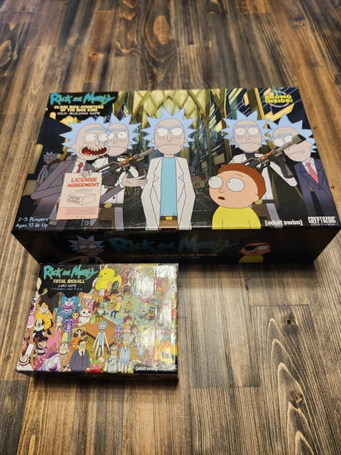 BOARD GAME BUNDLE: Rick and Morty Deckbuilding Card Games (Unplayed) $5 ...