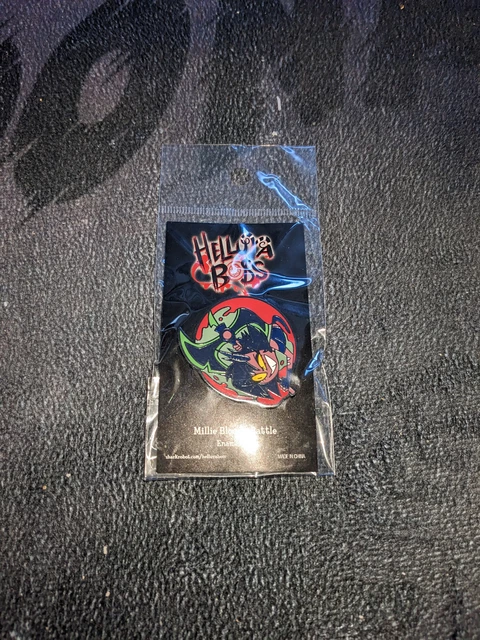 HELLUVA BOSS HAZBIN hotel vivziepop enamal pin Millie bloody battle £12 ... HELLUVA BOSS HAZBIN hotel vivziepop enamal pin Millie bloody battle £12 ...