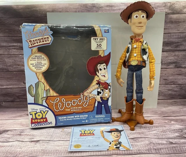 Disney Pixar Thinkway Toys Toy Story Collection Sheriff Woody Talking