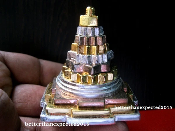 AUSPICIOUS MERU SHREE Shri Yantra Yantram Panchdhatu Yantra Mantra Om ...