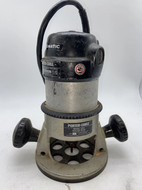 VINTAGE PORTER CABLE 5372 Extra Heavy Duty Router 5502 Base $114.97 ...