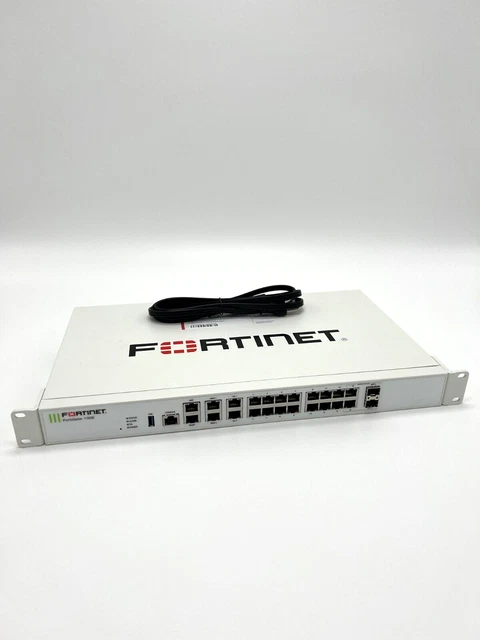 FORTINET FORTIGATE-100E FIREWALL Security Appliance w/ Power Cord - FG ...