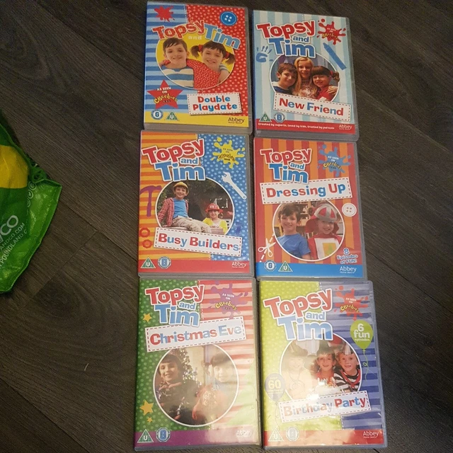 CBEEBIES TOPSY AND Tim Dvd Bundle X6 Vgc £19.99 - PicClick UK