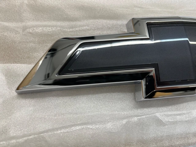 2024-2026 CHEVY SILVERADO EV Front & Rear Black Emblem Genuine OEM GM ...
