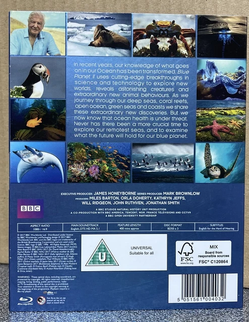 BBC BLUE PLANET II 2 (Blu-Ray) David Attenborough NEW SEALED EB17 £4.99 ...