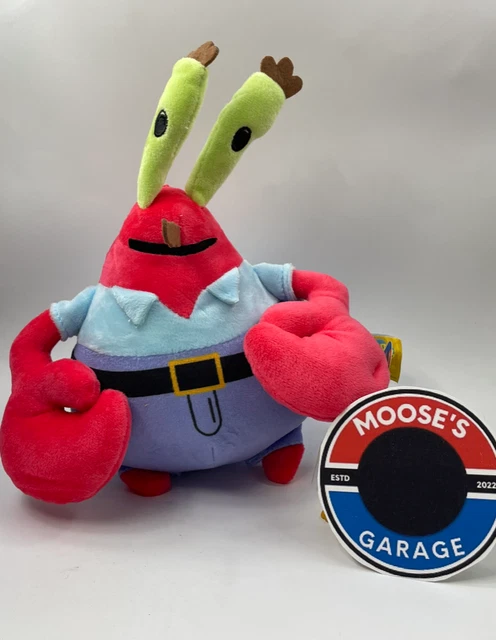 NICKELODEON SPONGEBOB SQUAREPANTS Red Mr Krabs Crab 12" Plush Licensed ...