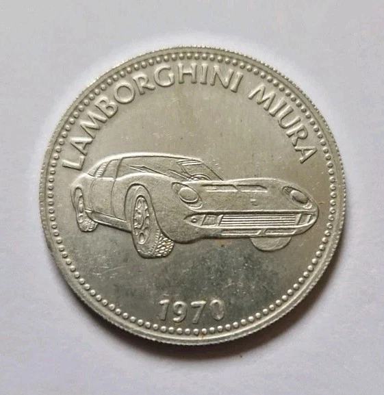 SHELL HISTORIC CARS Lamborghini Miura 1970 Token Coin Automobilia £2.80 ...