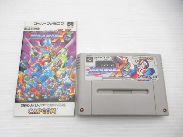 ROCKMAN/MEGAMAN X3 SUPER Famicom/SNES JP GAME. 9000020342112 EUR 6,10 ...