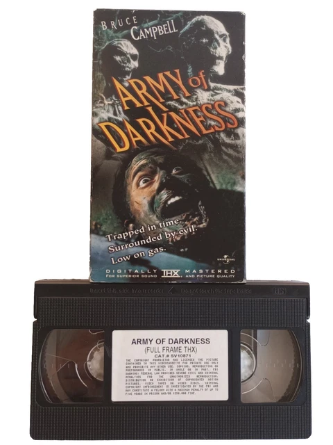 ARMY OF DARKNESS VHS 1999 Evil Dead Horror Comedy Zombies Bruce Campbell £8.40 - PicClick UK