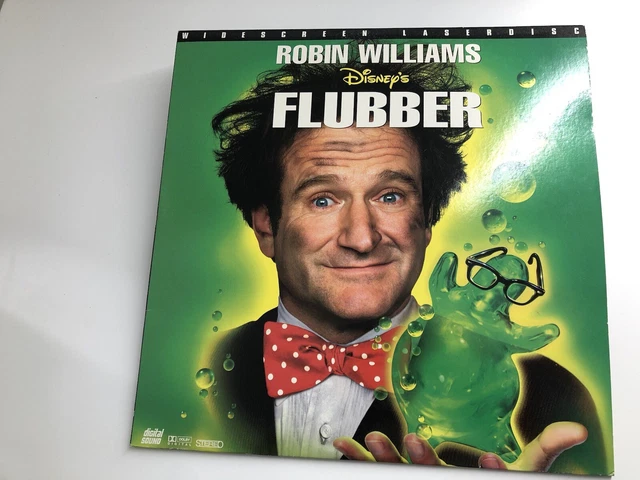 FLUBBER LASERDISC WIDESCREEN New Sealed Robin Williams Comedy Science ...