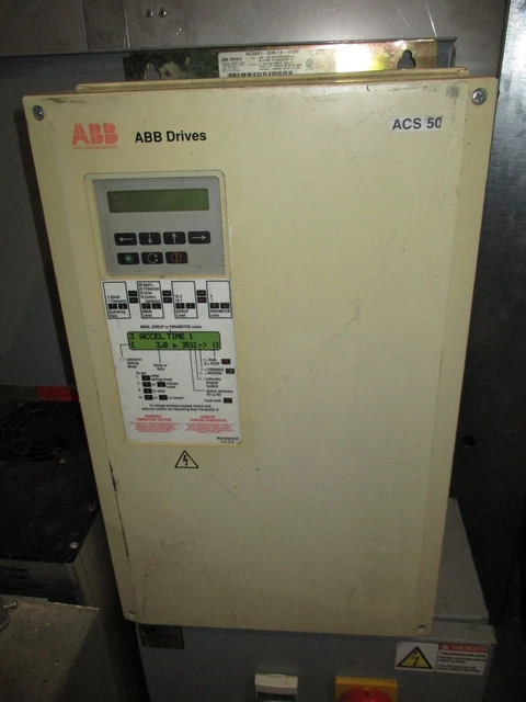 ABB ACS501, VFD Motor Drive, 40HP, 440-500VAC-TEST REPORT+WARRANTY- V82 ...