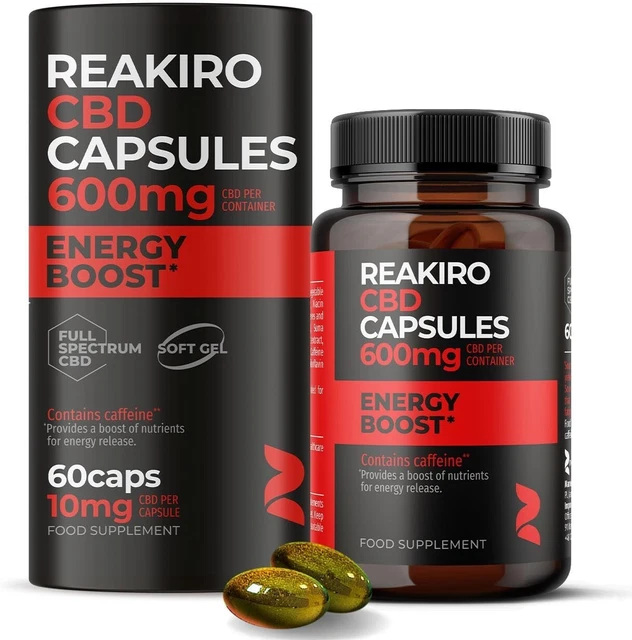 ENERGY BOOST | Multi-Vitamin Capsules with Cannameseed Oil | 60 ...