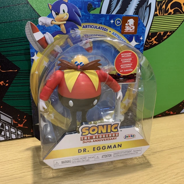 SONIC THE HEDGEHOG 30th Anniversary Figure "4" Jakks DR EGGMAN Toy ...