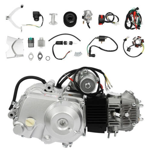 125CC 4-TAKT 3 Speed Semi Auto Motor Engine Go-Kart Motor Quad Dirt ...