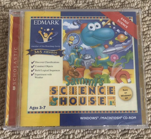 SCHOLASTIC SCIENCE HOUSE CD-ROM Education Software Windows MAC 3-7yr ...