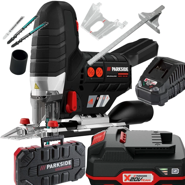 PARKSIDE PERFORMANCE CORDLESS Jigsaw With Battery 2ah Brushless 5 ...