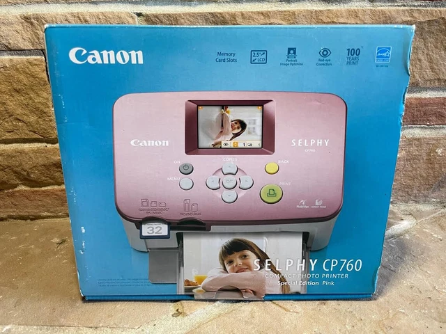 CANON SELPHY CP760 Compact Photo Thermal Printer New Open box Special ...