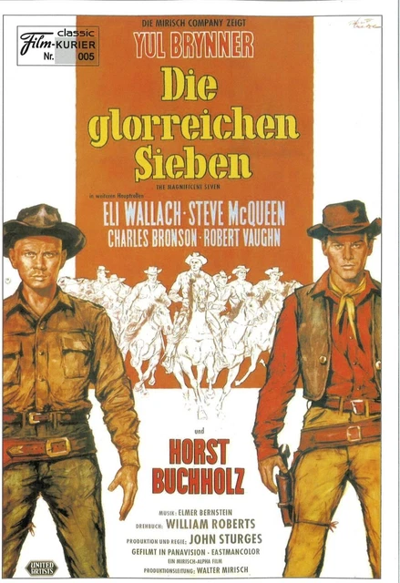 CFK 5 | DIE GLORREICHEN SIEBEN | Yul Brynner, Steve McQueen, Horst ...