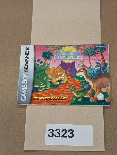 THE LAND BEFORE Time Collection - Game Boy Advance - Manual Only **NO ...