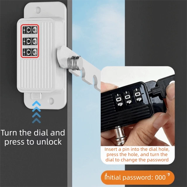 STRONG FIXATION DIGITAL Password Lock Coded Lock System Family Safety £ ...