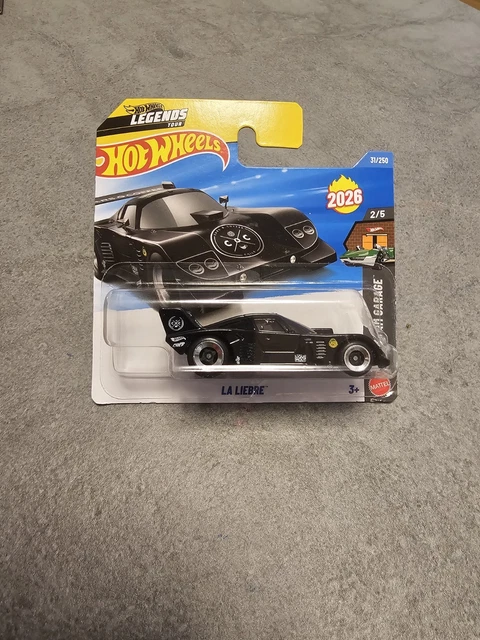 HOT WHEELS LA LIEBRE black 2026 031/250 Case B New Casting 2026 Legends ...