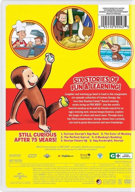 CURIOUS GEORGE: EGG Hunting (DVD) Frank Welker Jeff Bennett (US IMPORT ...