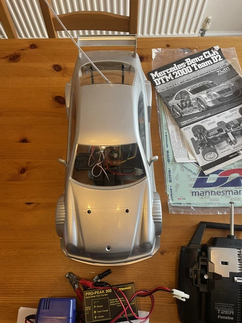USED TAMIYA MERCEDES-BENZ CLK DTM 2000 Team D2 battery not included £ ...