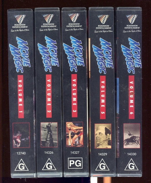 MOVIE MAGIC VOLUME 1-3 5-6 VHS Documentary Video $100.00 - PicClick AU