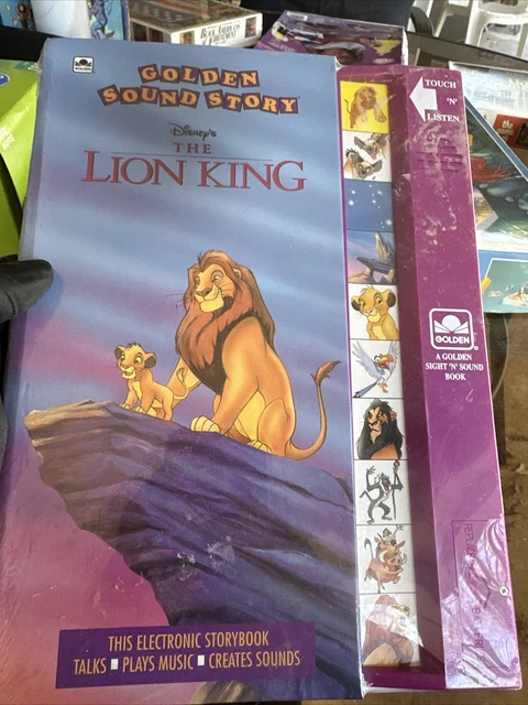 VINTAGE 1994 GOLDEN Sound Story Disney The Lion King Electronic Story ...